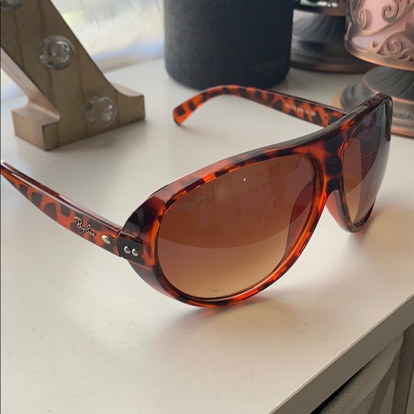 Accessories | Ray Ban Turquoise Oversized Sunglasses | Poshmark